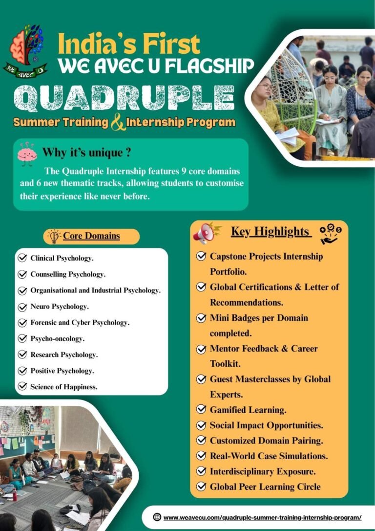 Quadruple Summer Training Internship Program
